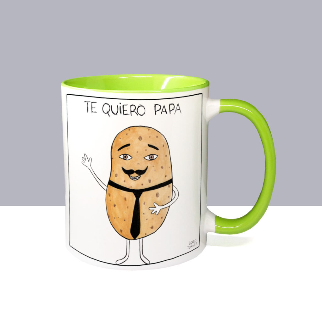 Taza Patata - Lord Turner - Te quiero Papa - Humor del bueno